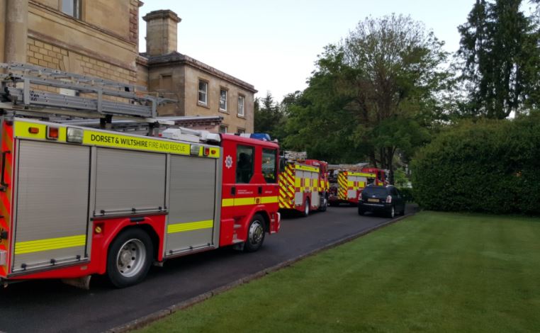 Three fire crews called to tackle blaze at Amesbury Abbey