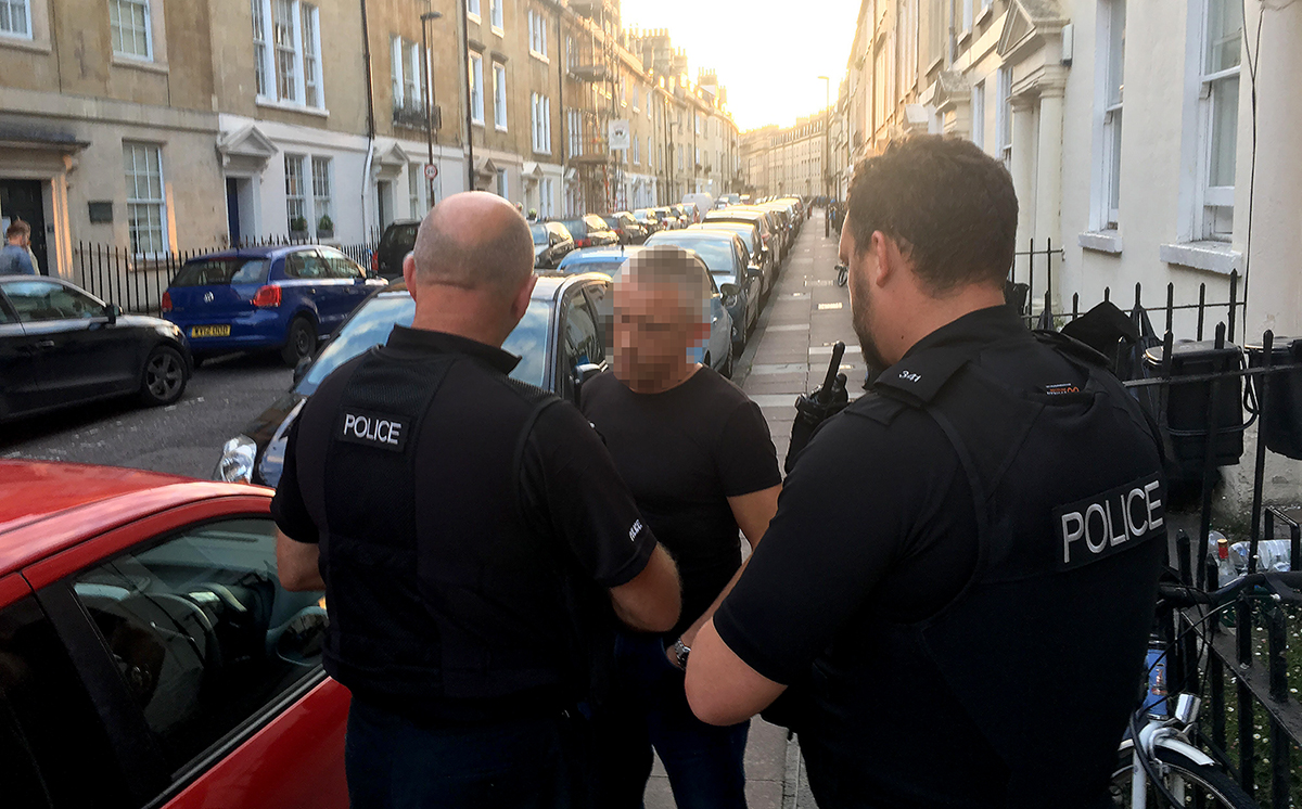 Success For Paedophile Hunter As Man 45 Arrested In Bath Following Sting
