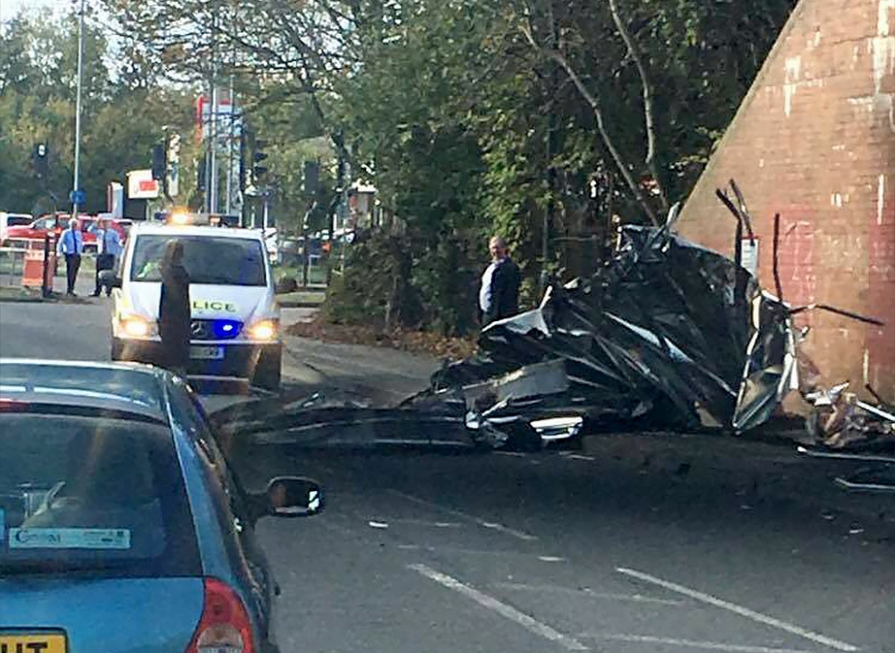 Not again... another lorry collides with notorious bridge in Swindon