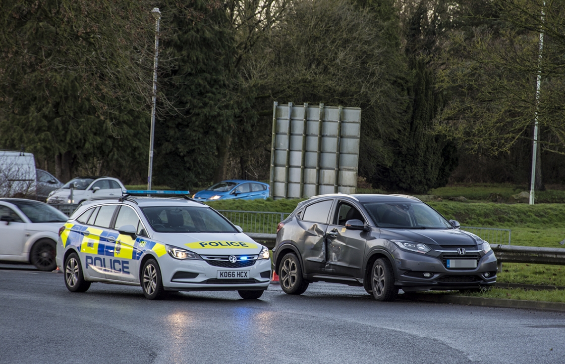 Severe Delays On Swindon Roundabout As Lorry Crashes Into Car This Morning