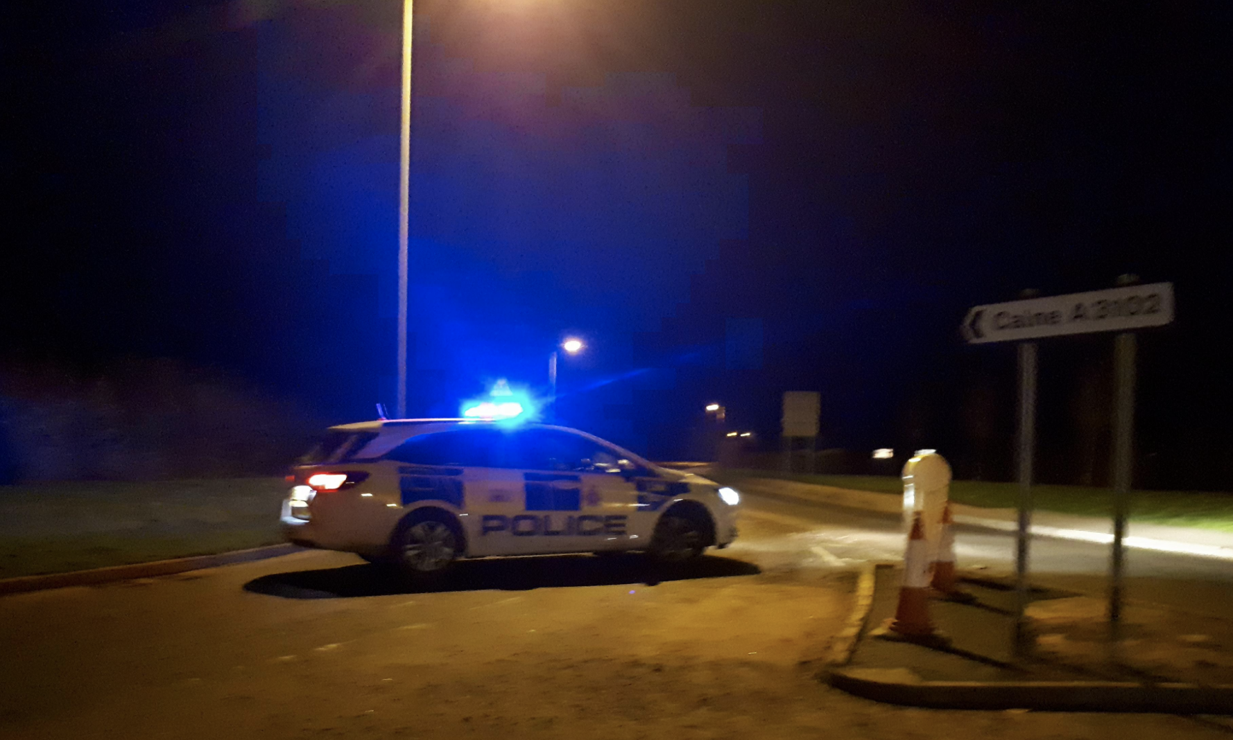 Serious road traffic collision involving lorry closes A3102 near Melksham