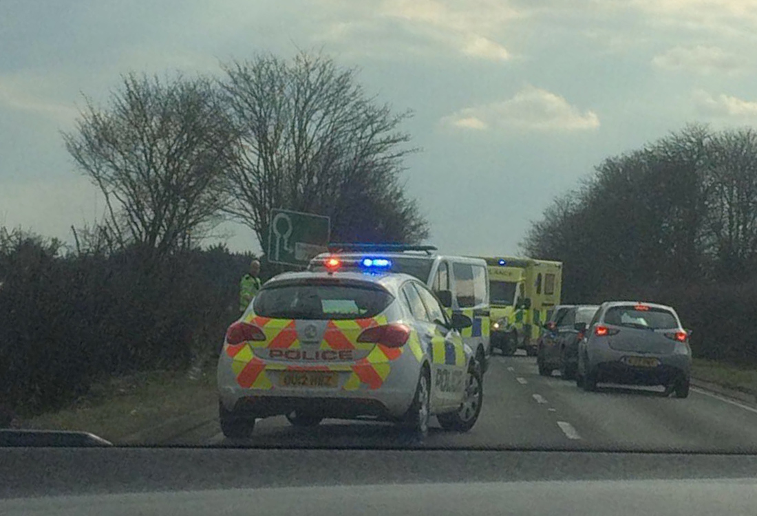Road traffic collision on A420 near Shrivenham causes severe delays for ...