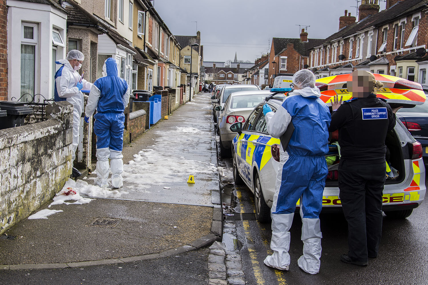 Two men arrested after two people are stabbed inside Swindon town ...