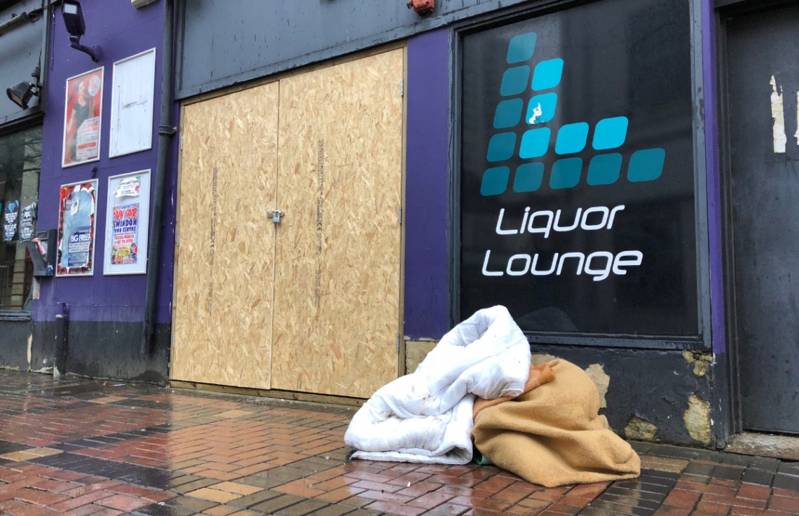 Homeless man with 'not long to live' kicked out of disused doorway in ...