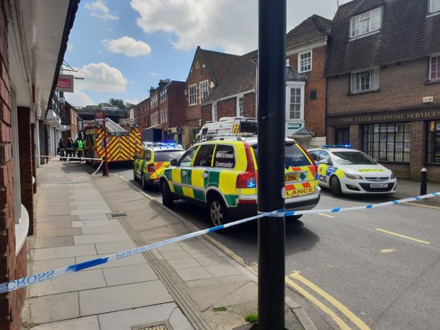 Breaking Salisbury Street Evacuated By Police Officers Amid