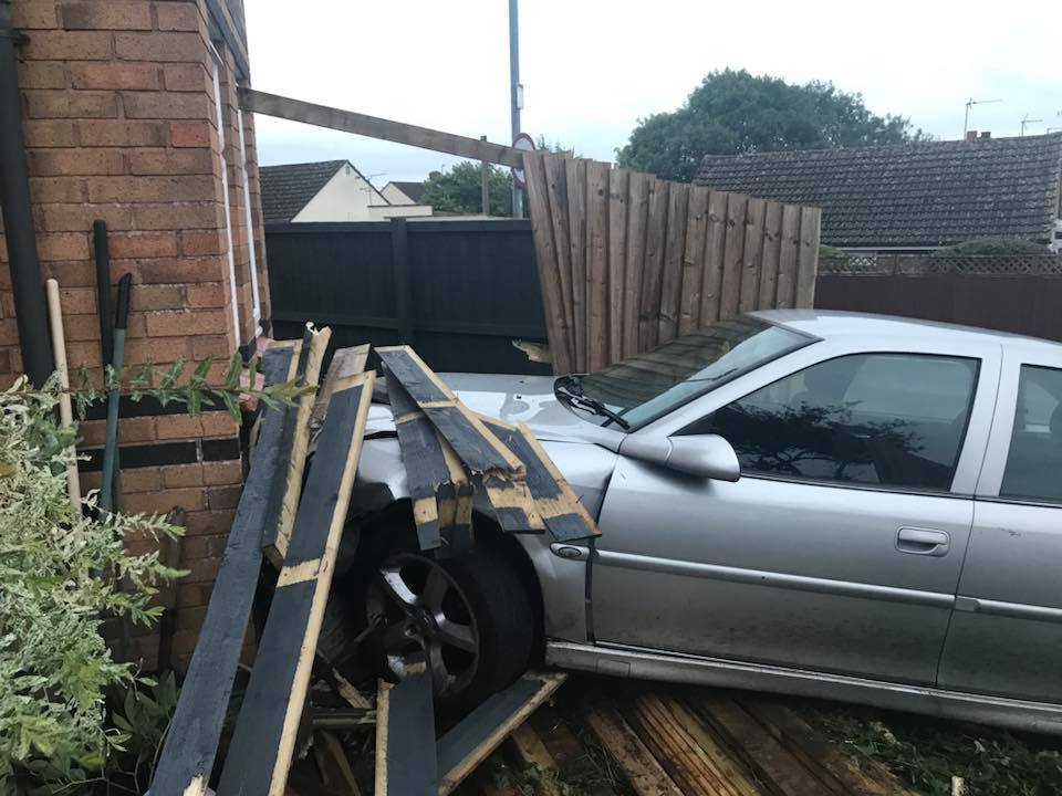 Manhunt Underway As Driver Crashes Into House And Flees The Scene