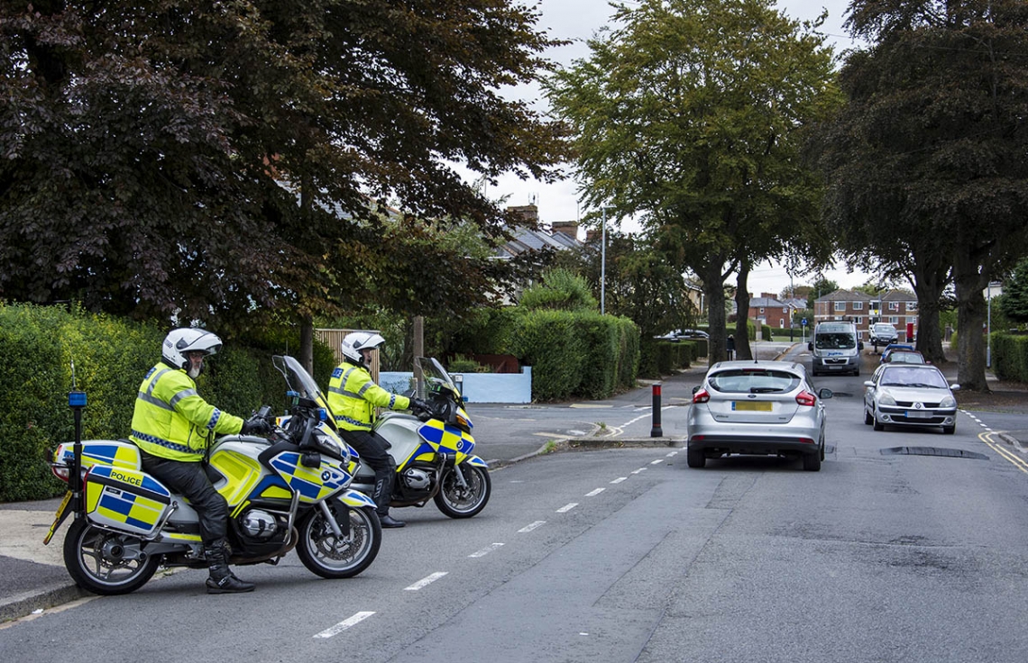 Biker cops used in operation targeting youths who run riot on mopeds