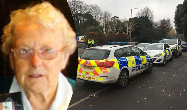Huge police presence as officers search for missing 91-year-old