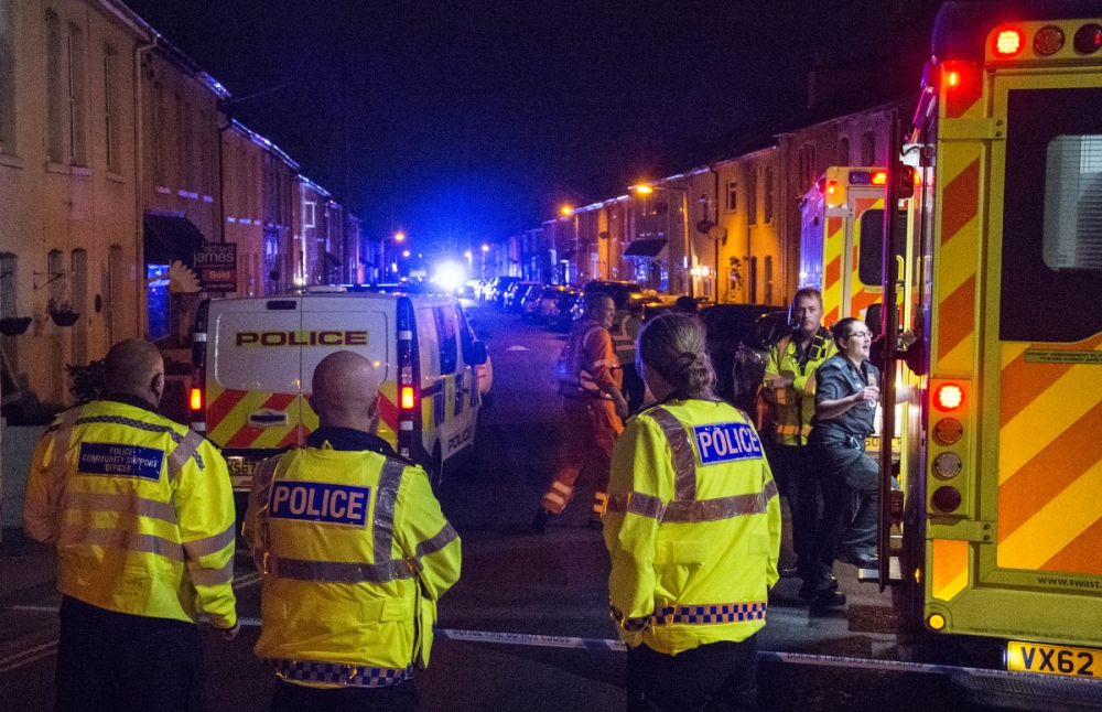 Breaking Crime Scene In Place After Serious Incident In Swindon Street