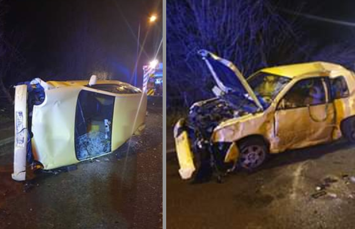 Driver flees scene after flipping car leaving passenger injured inside Driver flees scene after flipping car leaving passenger injured inside
