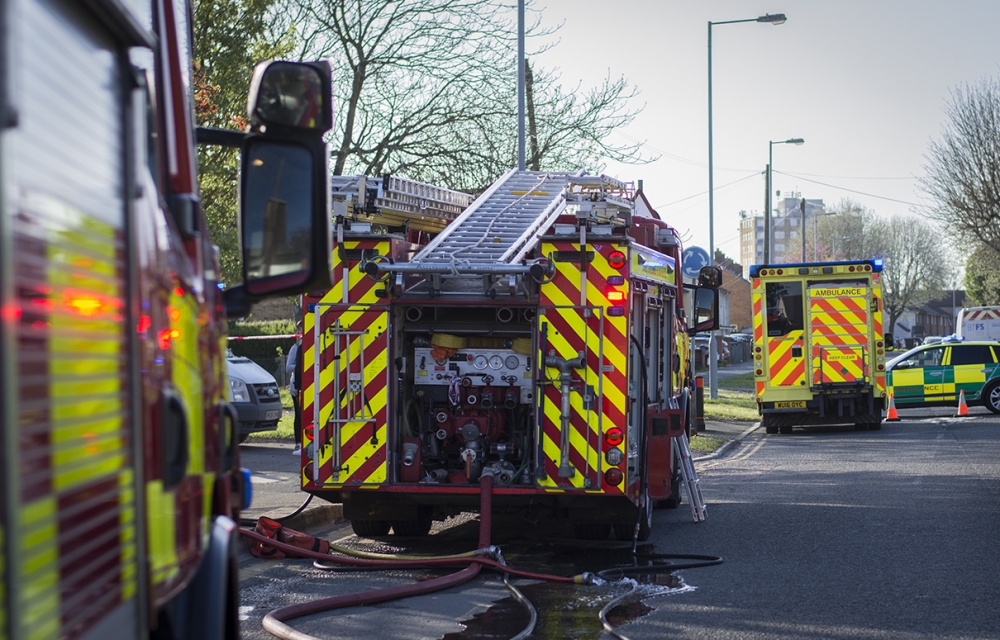Swindon road closed as 16 firefighters battle serious house fire