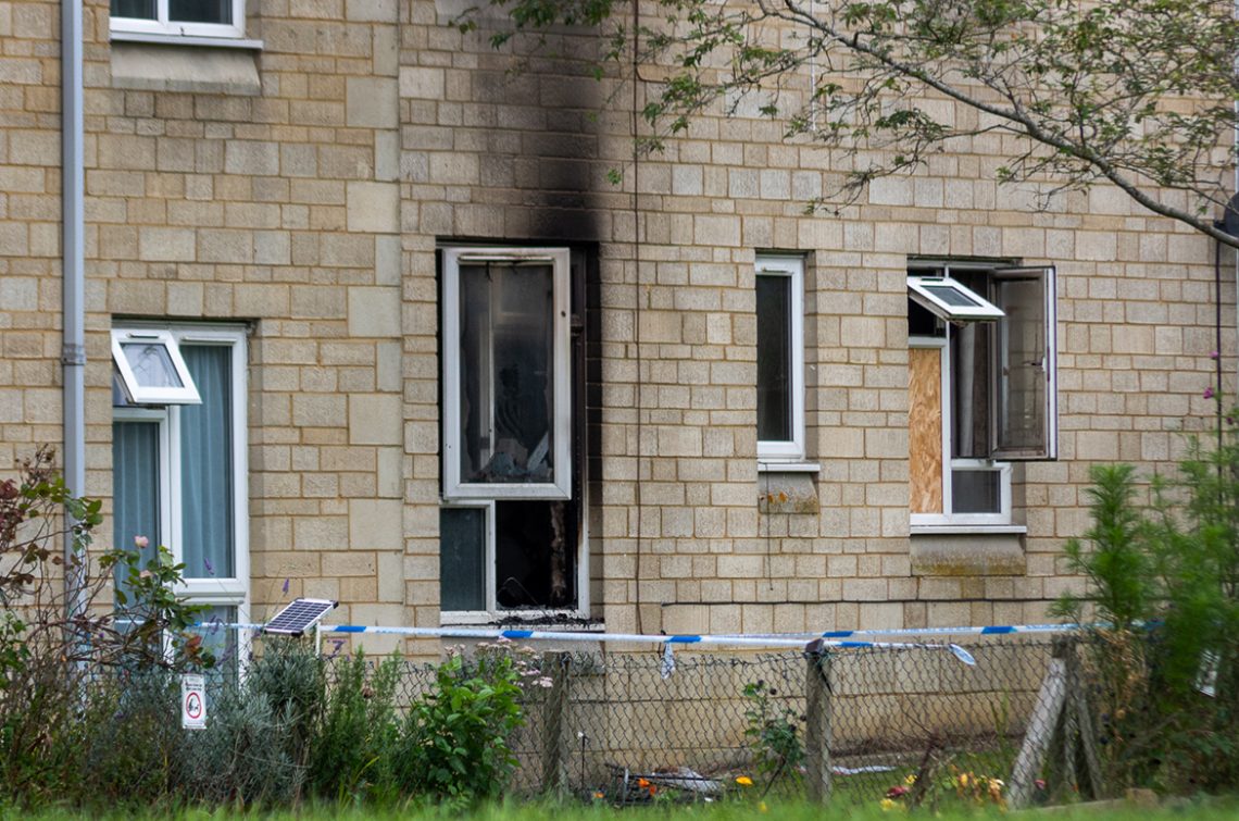 Fire forensics begin work at scene of 'crack den' arson attack in ...