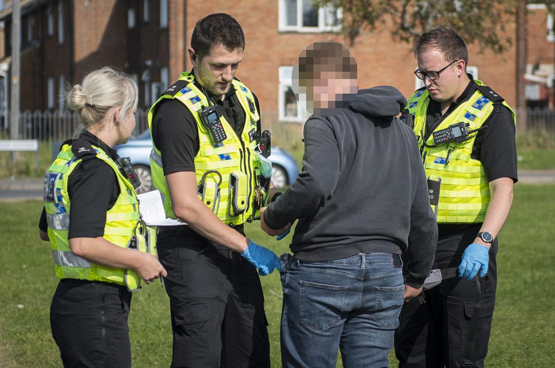 Police helicopter deployed as officers target bicycle-riding gangs in ...