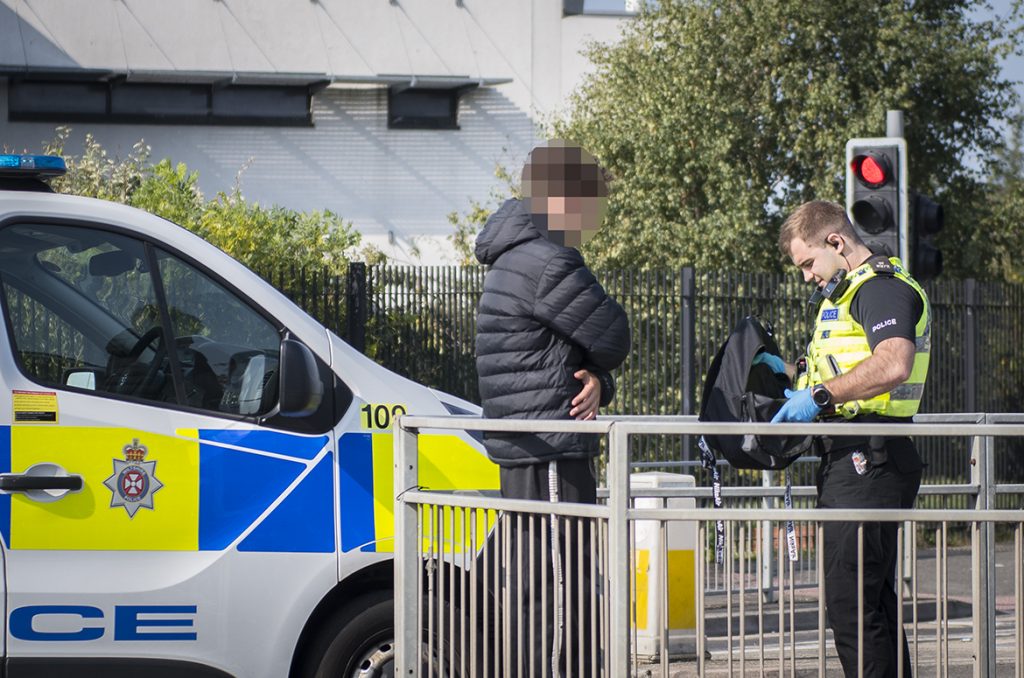 Police helicopter deployed as officers target bicycle-riding gangs in ...