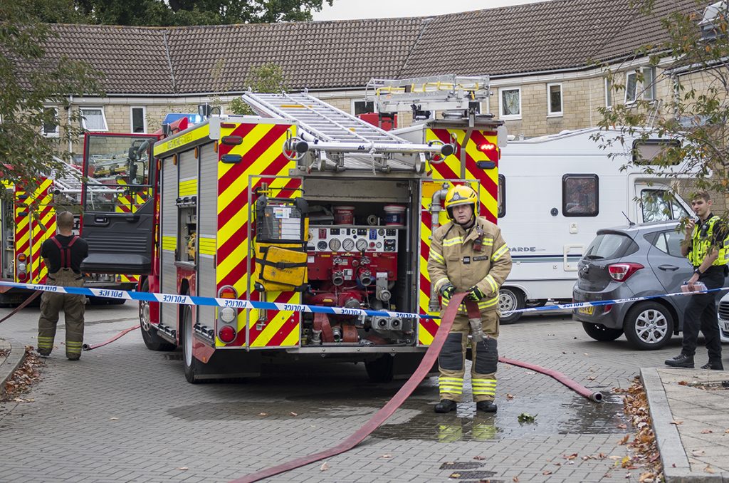 Man arrested on suspicion of arson with intent following fire at ...