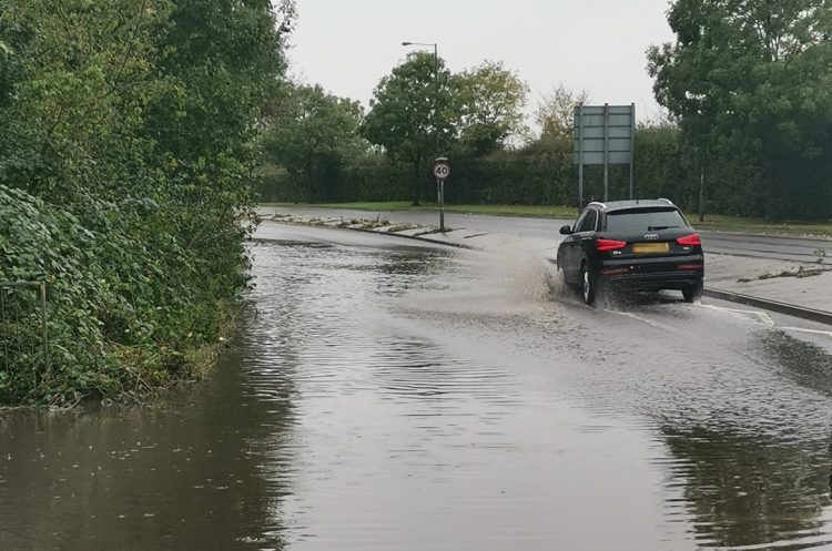 Council partially close two of Swindon's main roads as Storm Alex ...