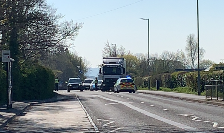 Swindon Road Partially Blocked After Crash Involving Lorry And Car