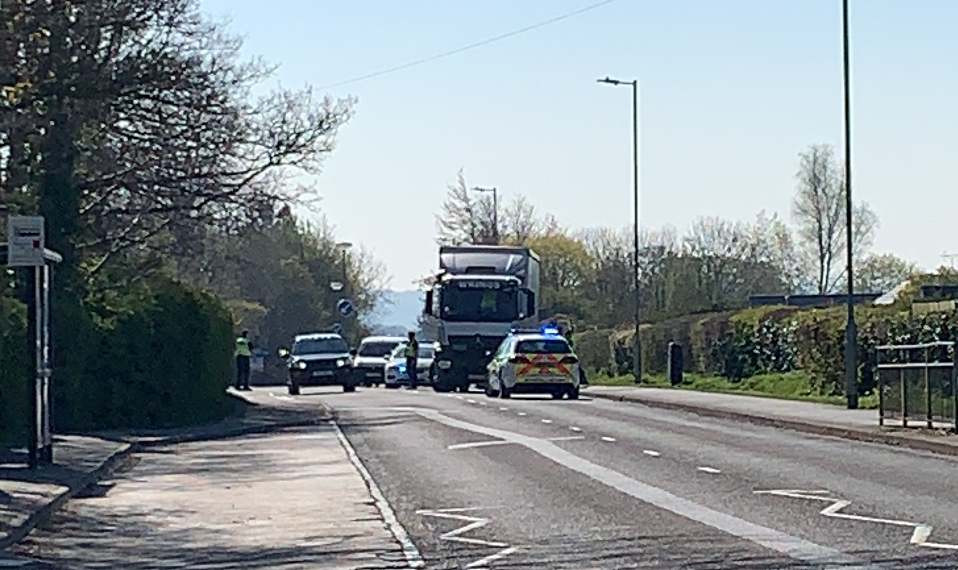 Swindon Road Partially Blocked After Crash Involving Lorry And Car