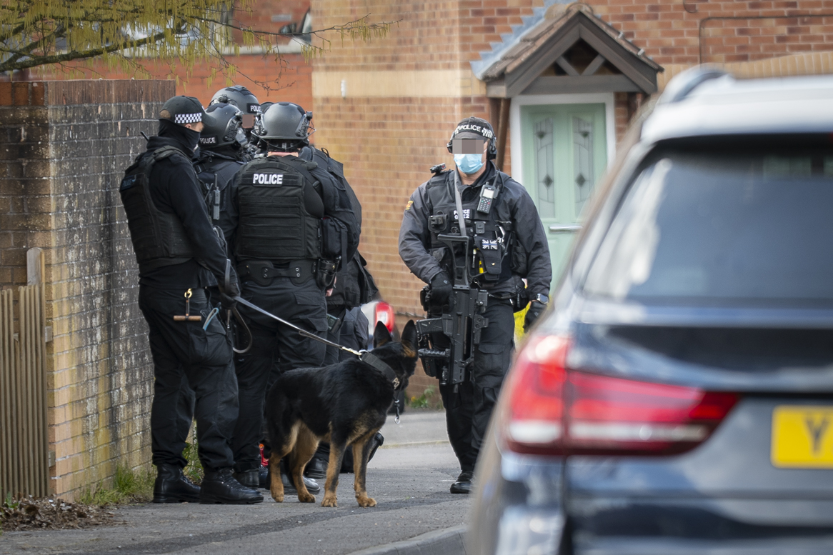 Man charged with eight offences following armed siege in Trowbridge ...