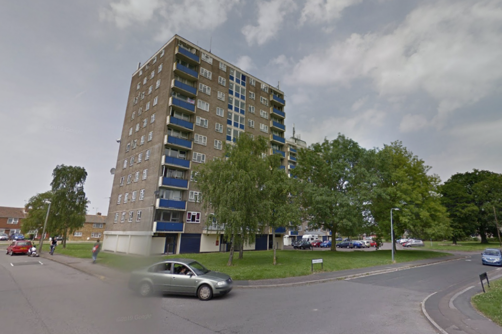 Police officers respond to serious incident in Swindon high-rise building