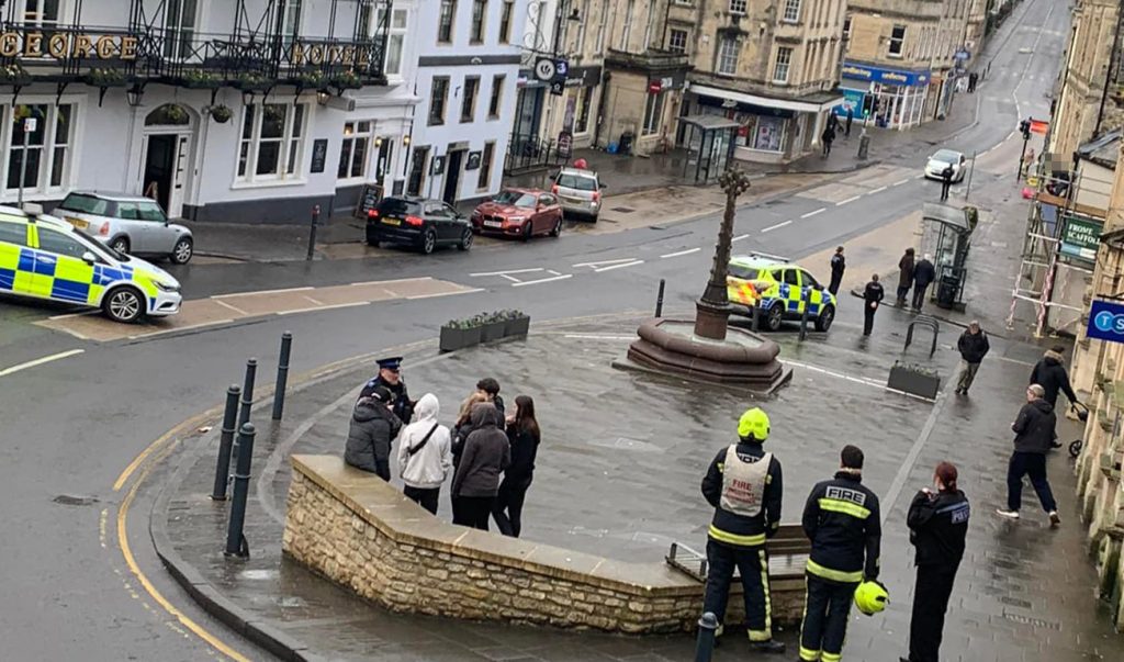 Police close part of Frome town centre due to 'disorderly man on ...