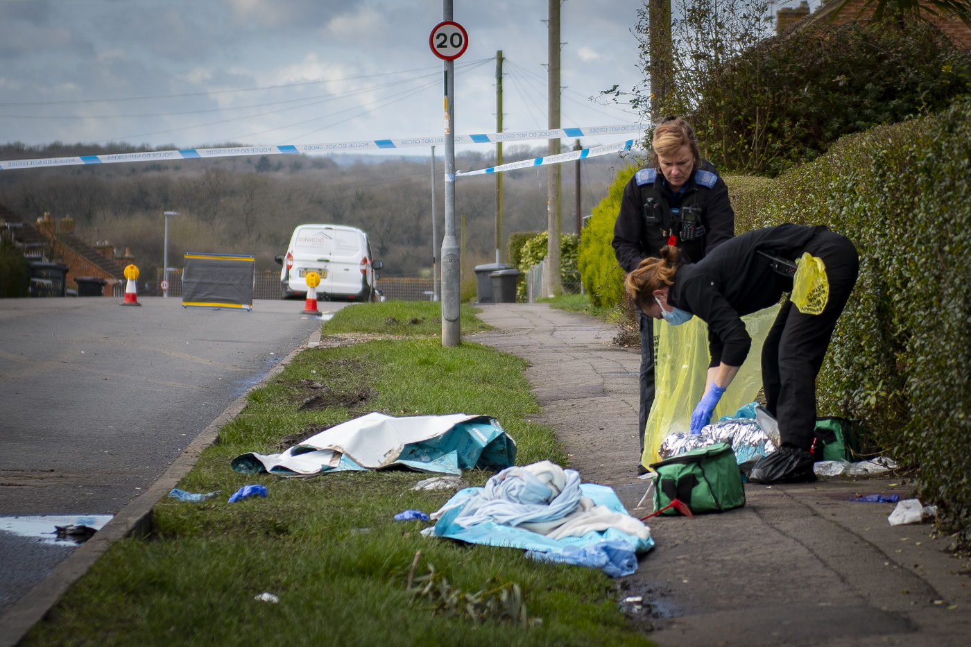 Trowbridge man was "stabbed in the head" in violent attack, witnesses claim