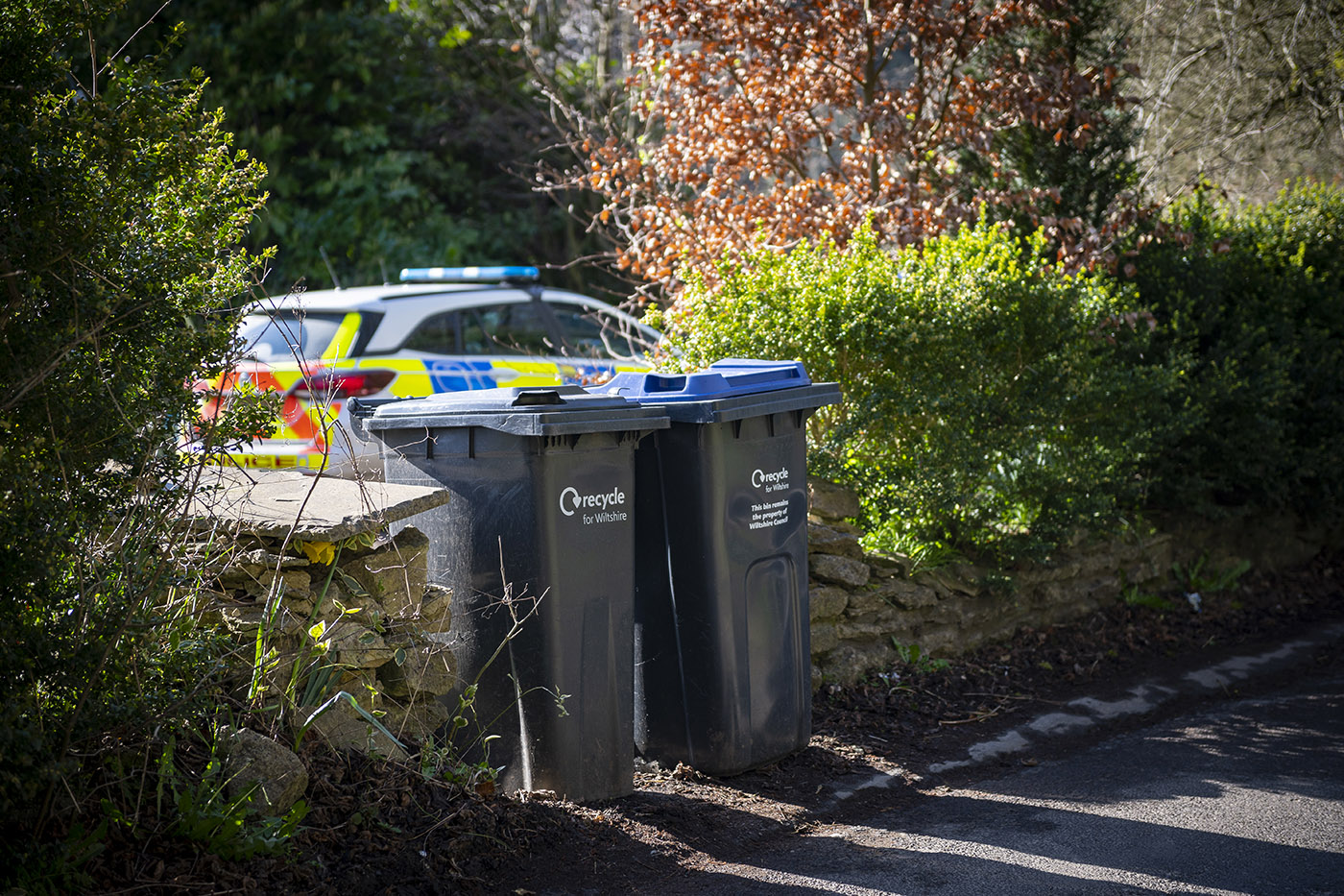 Crime scene after cannabis factory discovered in hillside building in ...