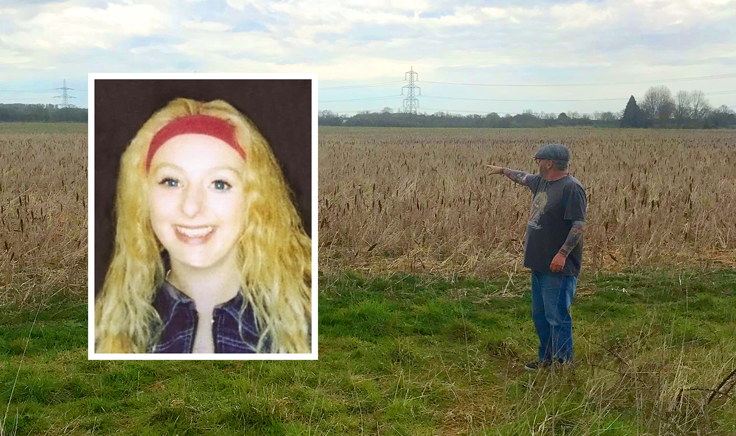 Becky Godden-Edwards' father shocked to discover police combing field