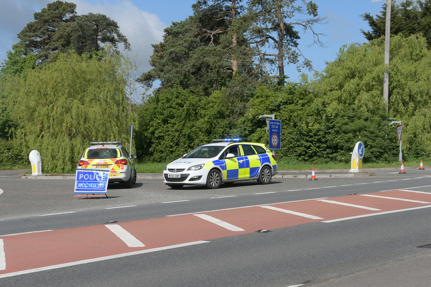 Air ambulance lands as vehicle hits Frome railway bridge and reportedly ...
