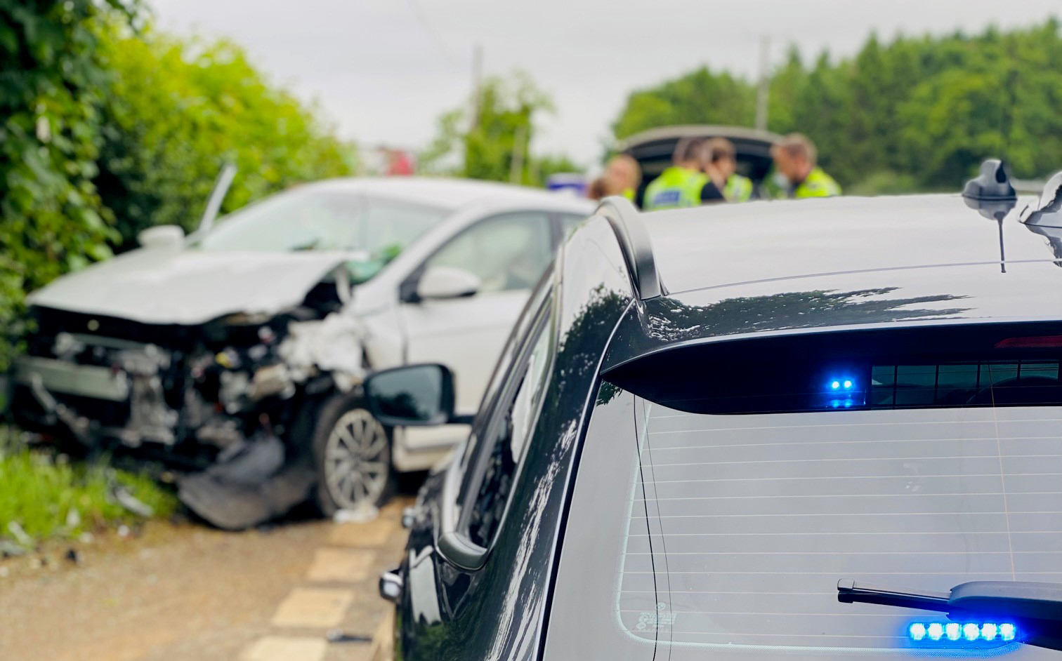 Emergency services called to two-vehicle crash between Chippenham and ...