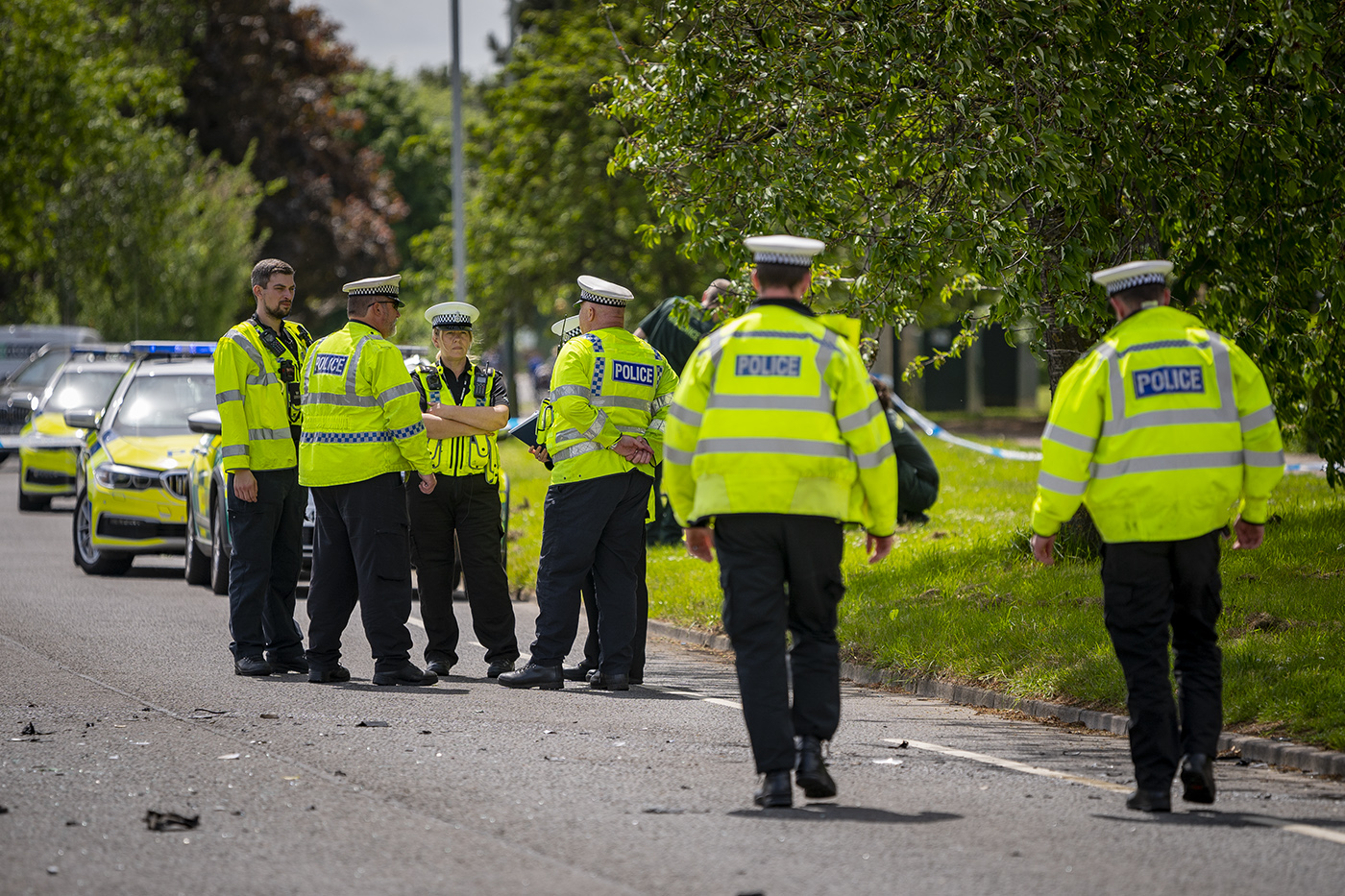 12 photos show police probing head-on smash in Chippenham as driver ...