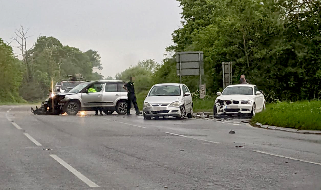 Emergency services called to ANOTHER crash on A420 crossroads near ...