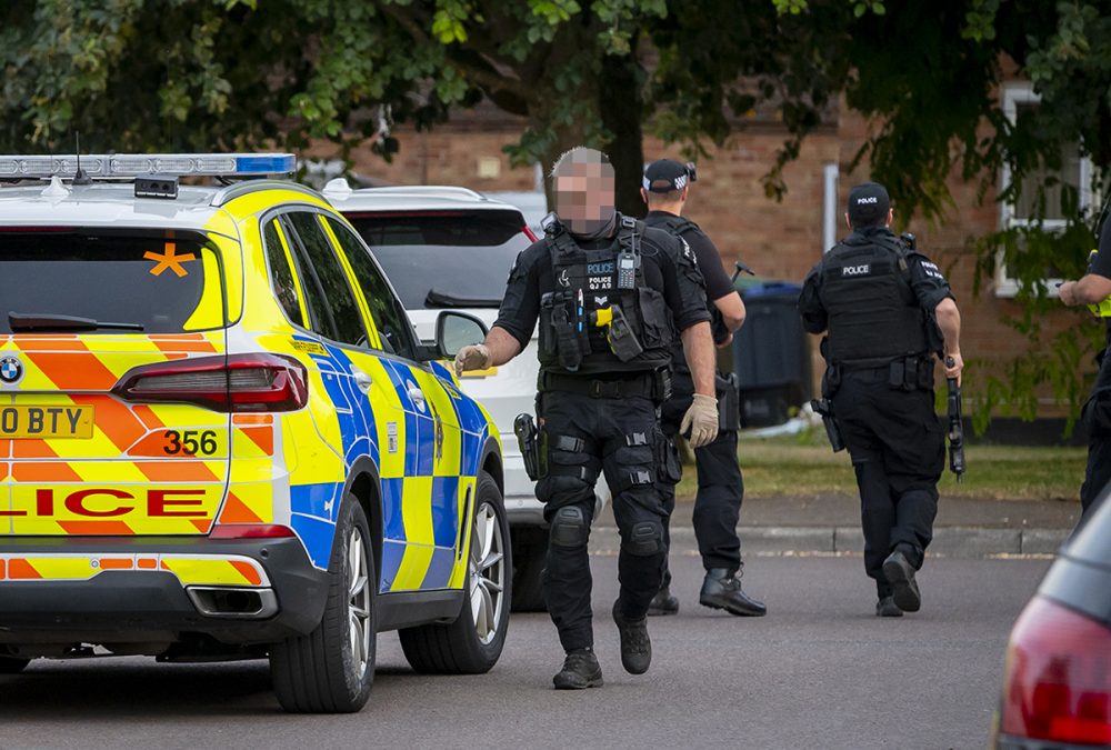 Man arrested after armed police swarm Chippenham street and raid flat