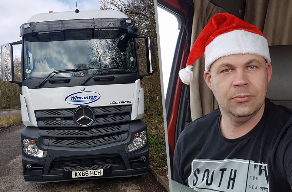 Wincanton lorry driver crashed on M4 after falling asleep
