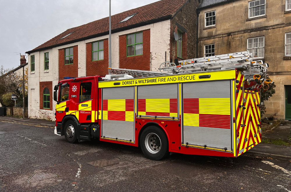 Firefighters rescue bird and cat as blaze takes hold of Chippenham flat