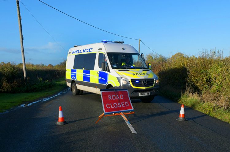 Driver critically wounded after car ploughs into telegraph pole and wall