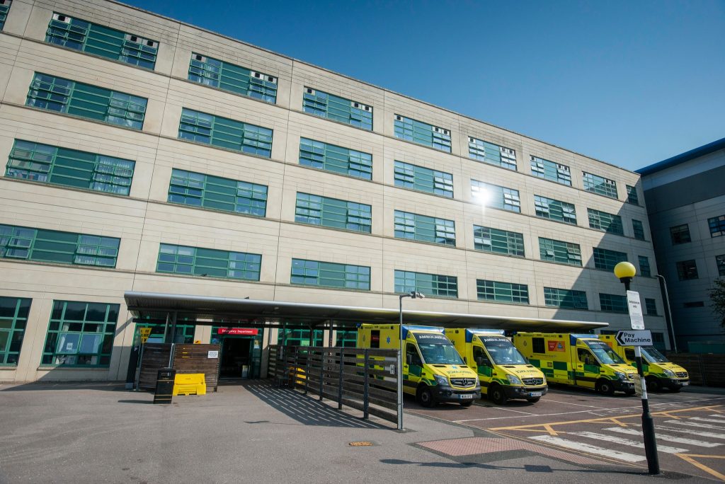Entrance to Great Western Hospital's A&E moves as refurbishment work starts
