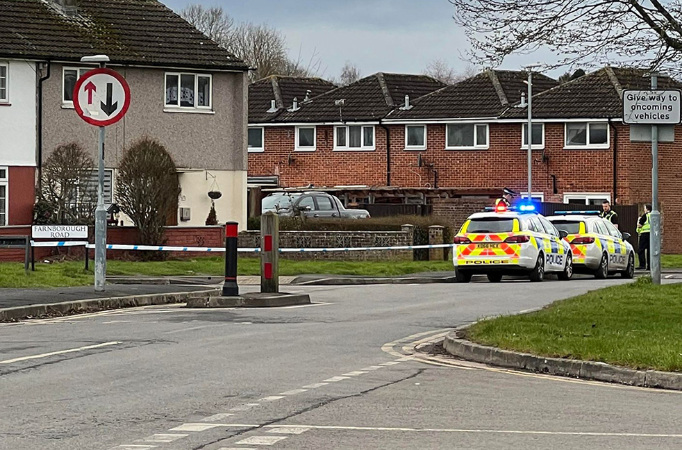Teenager stabbed in Swindon attack as police cordon off crime scene