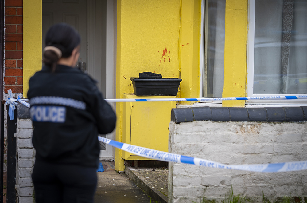House in Swindon cordoned off as a crime scene following violent attack