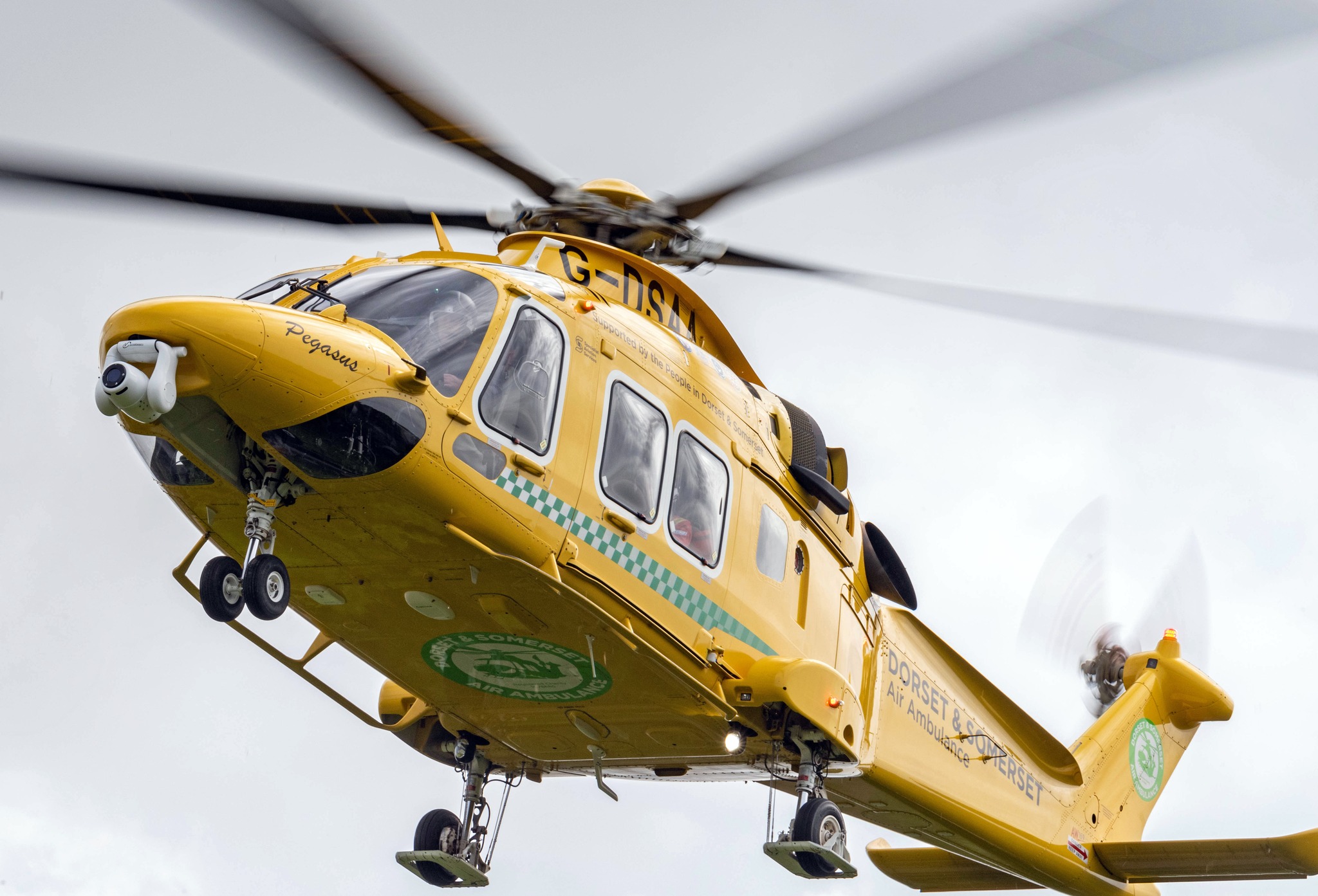 Five emergency helicopters deployed for Somerset bus crash