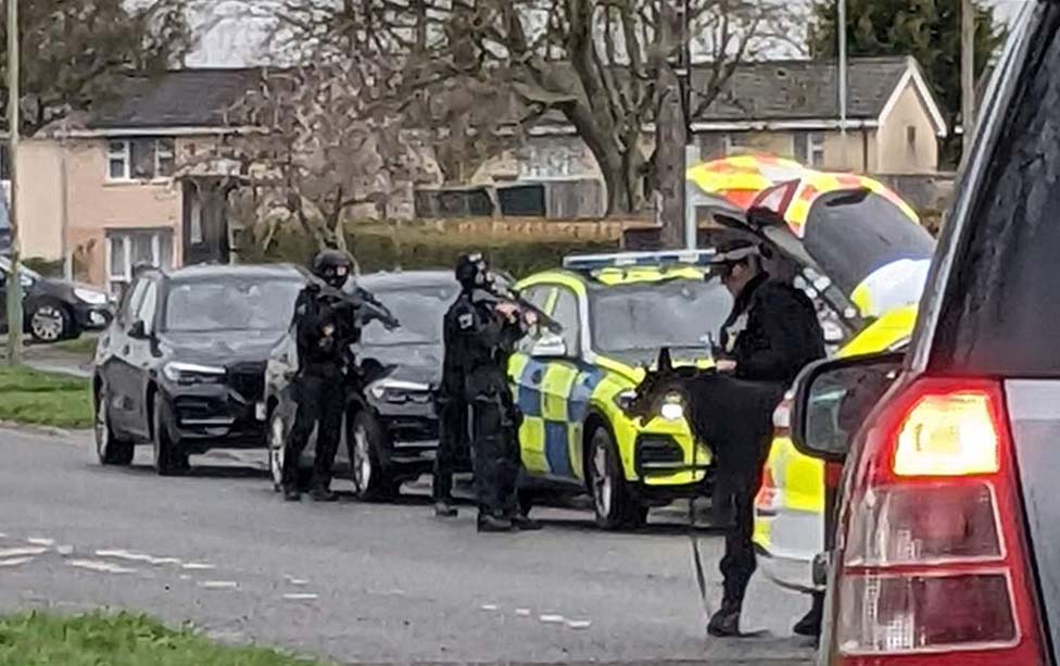 Armed police deployed amid reports of 'gunman' near Swindon school