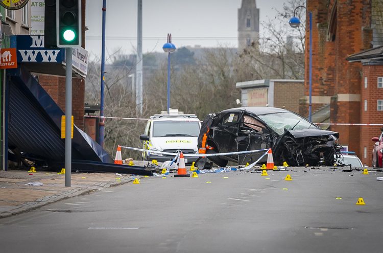 Driver who ploughed Honda into Swindon store arrested by police