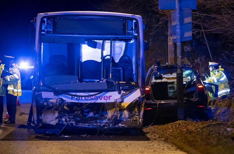 Man, woman and baby rushed to hospital after serious crash near Box Tunnel