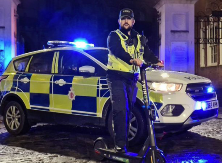 Wiltshire Police Officers To Swap Cars For Electric Scooters To Cut