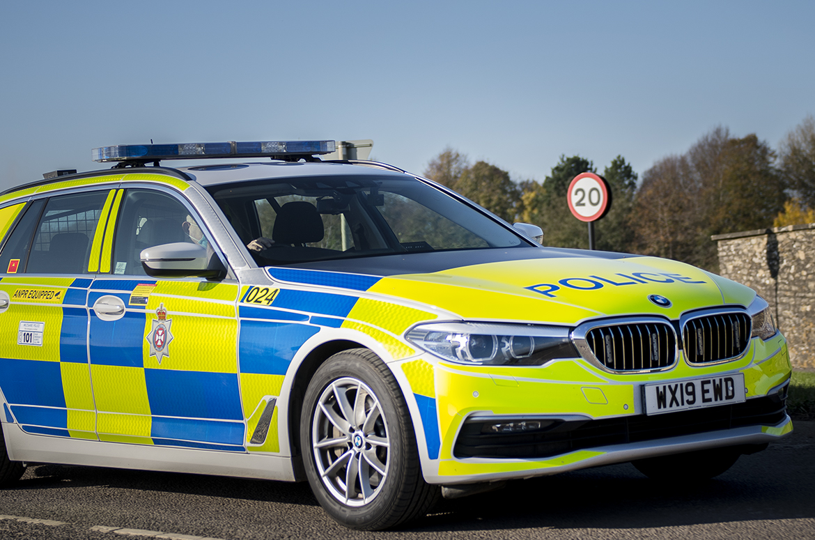 Car overturns in crash near Devizes as police rush to scene