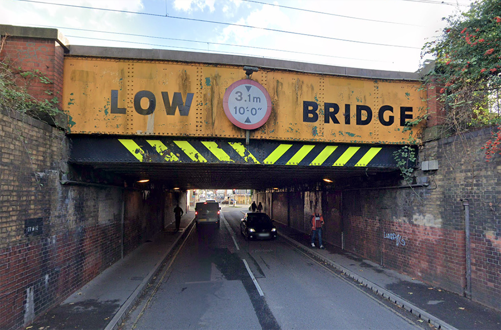 Swindon town centre road closed after lorry hits low bridge AGAIN