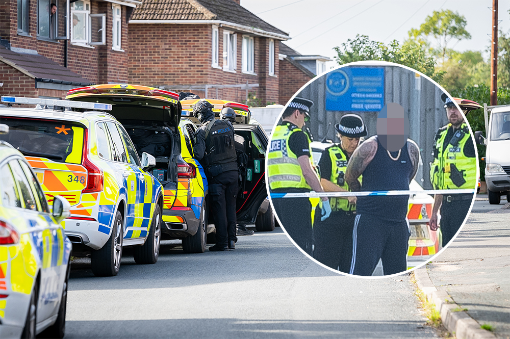 Suspected gunman in custody after armed police siege in Swindon