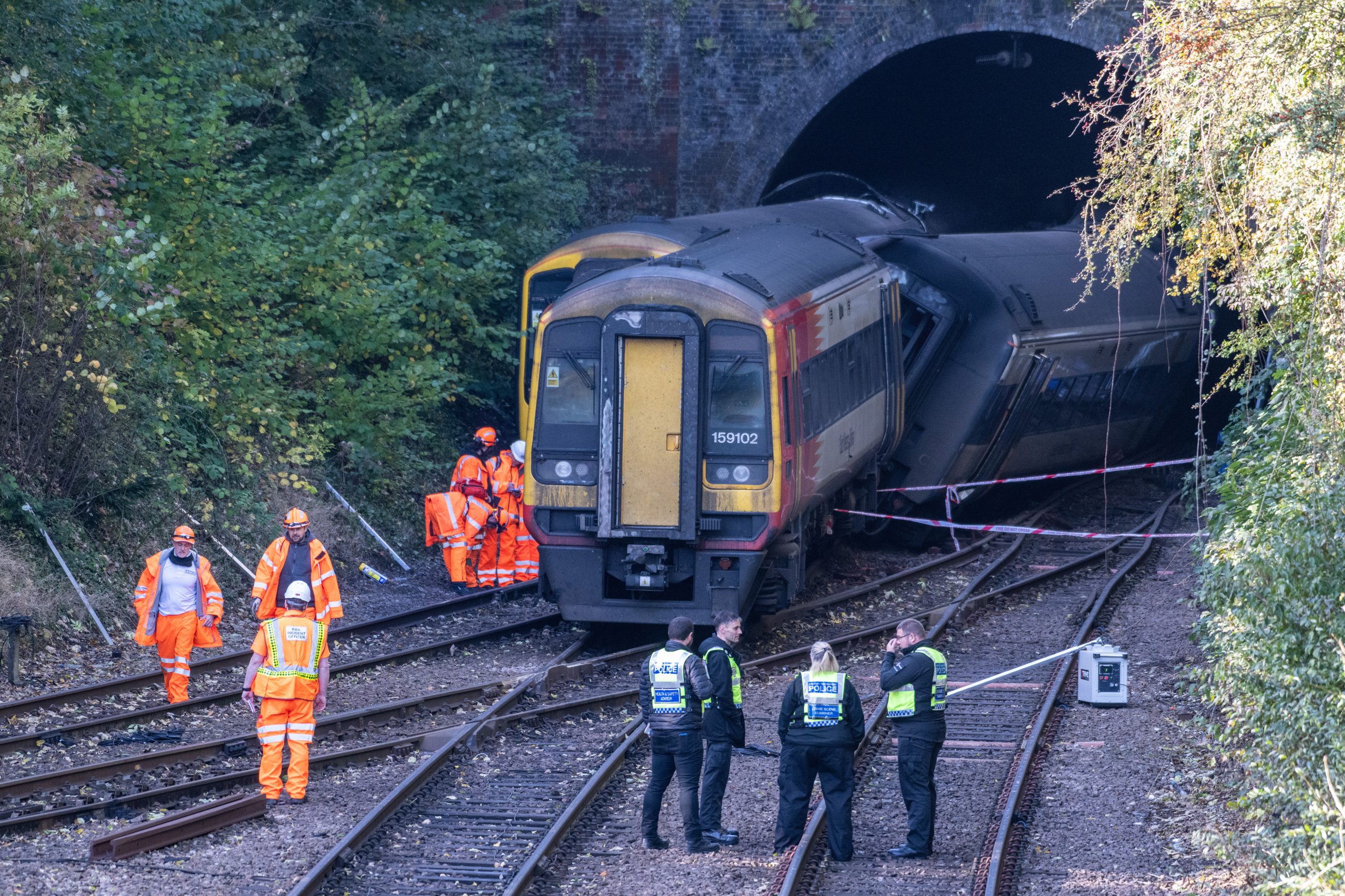 Crushed leaves and drizzle revealed as cause of Salisbury train crash