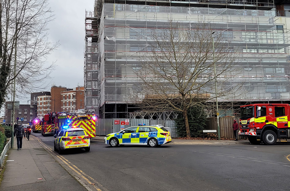 Emergency services respond to incident at Swindon high-rise