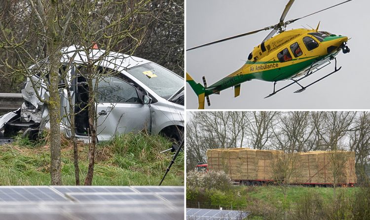 Boy, 7, killed in M4 crash after car struck by lorry from behind
